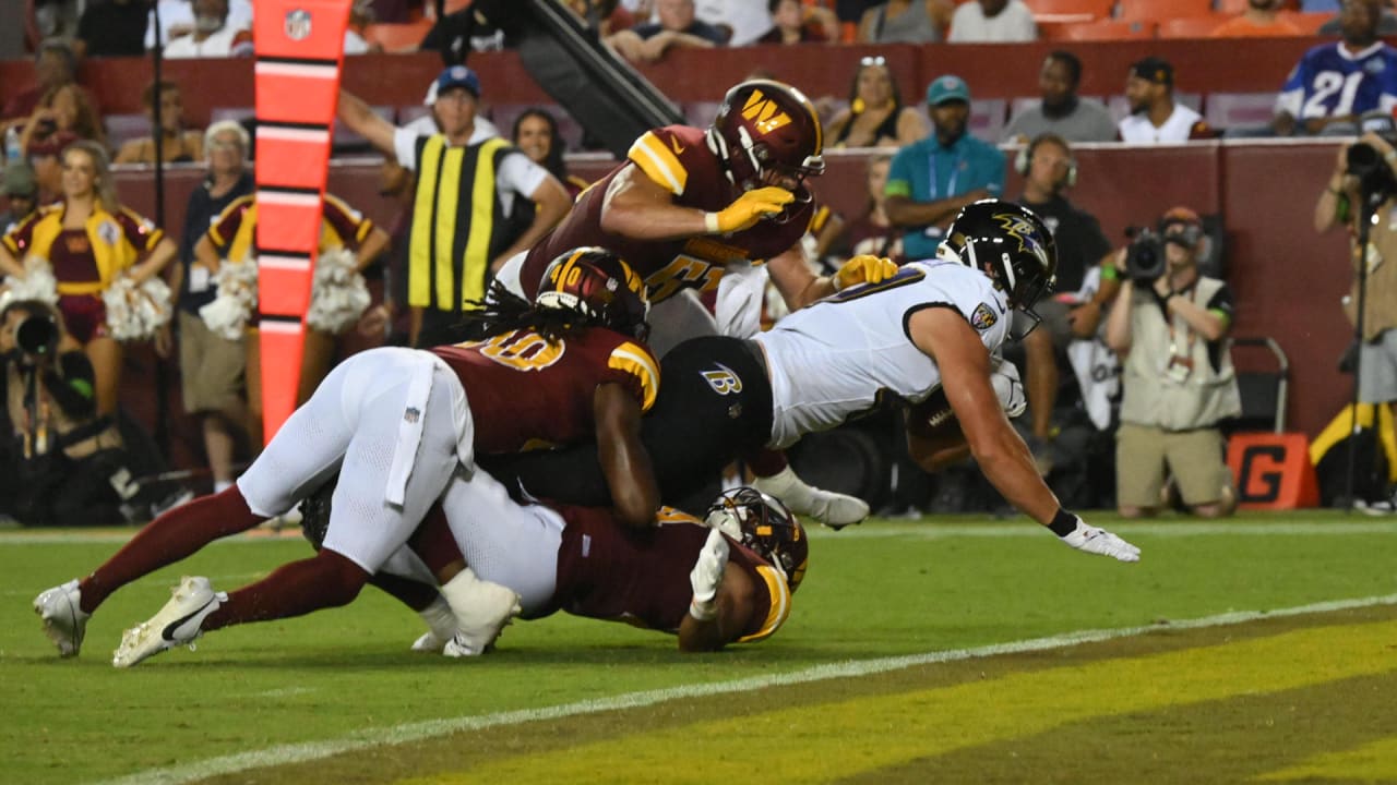 Travis Vokolek Powers Into End Zone | Highlights Ravens-Commanders ...