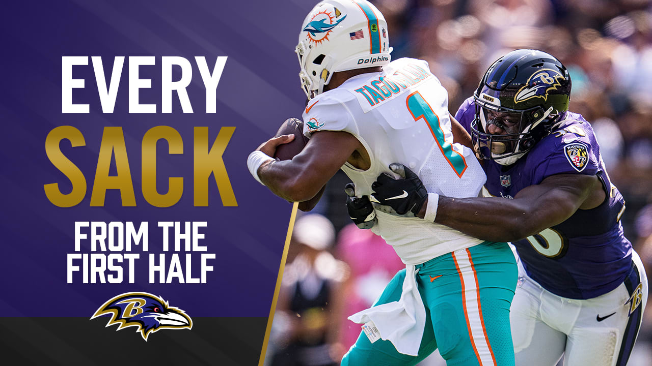 Every Ravens Sack From First Half of 2022