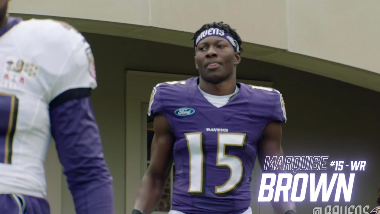 Watch Marquise 'Hollywood' Brown Make His Debut