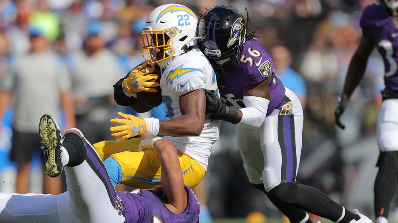 Los Angeles Chargers vs Baltimore Ravens, Week 6, October 17, 2021 ...