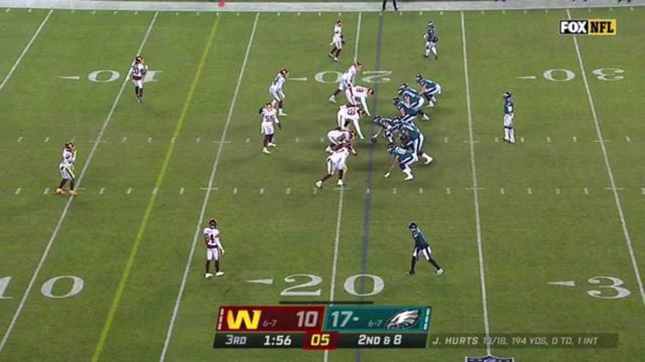 Can't-Miss Play: Jonathan Allen sacks Jalen Hurts with one hand