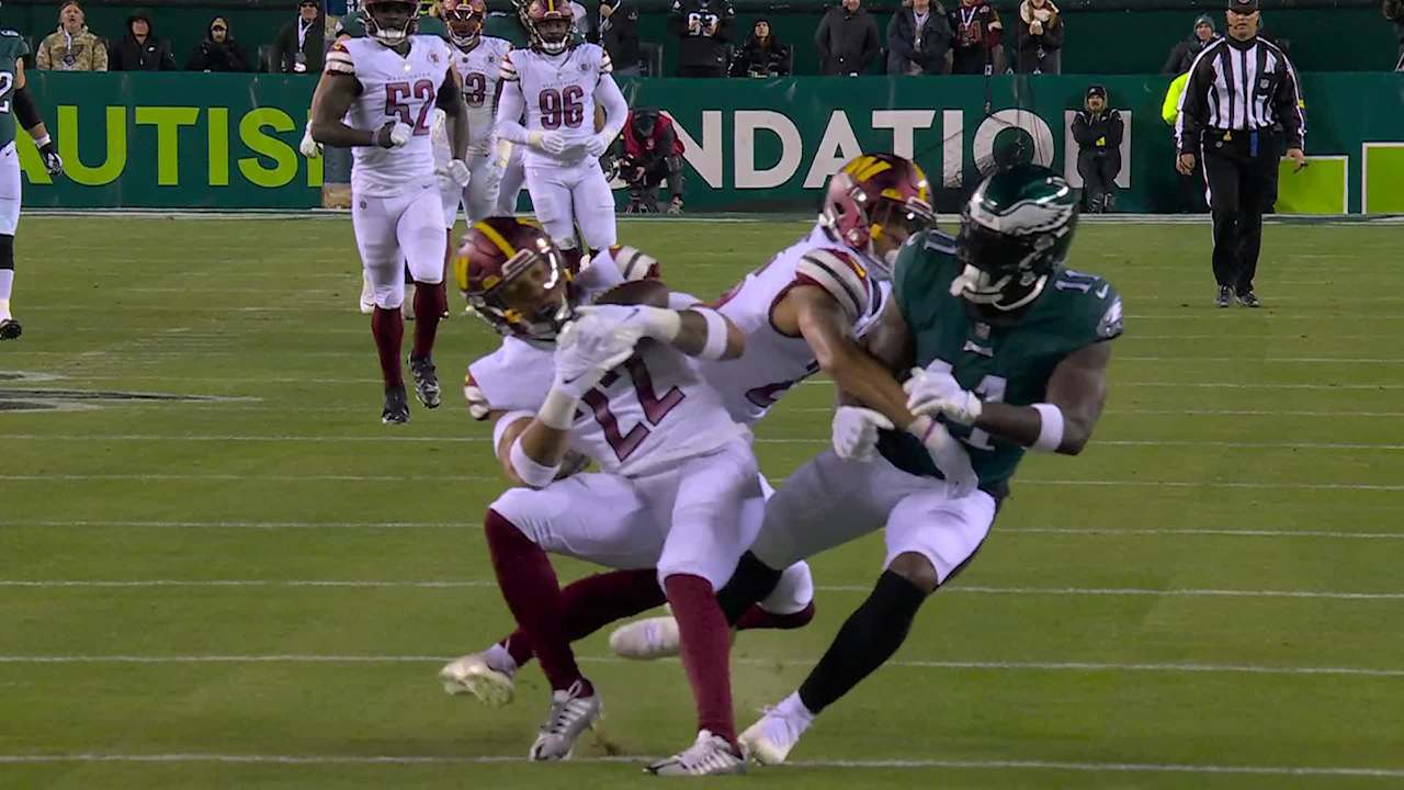 Commanders' best defensive plays in Week 10 vs. Eagles