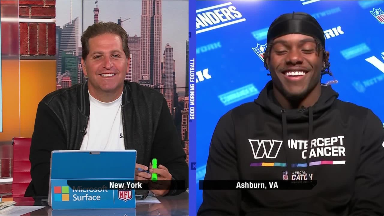 Jahan Dotson on Eric Bieniemy joining Commanders as OC, Sam Howell as starting QB for '23