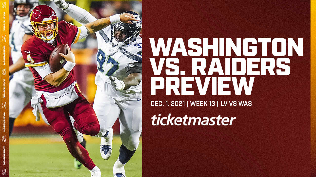 Washington vs. Raiders preview | A road trip to Vegas