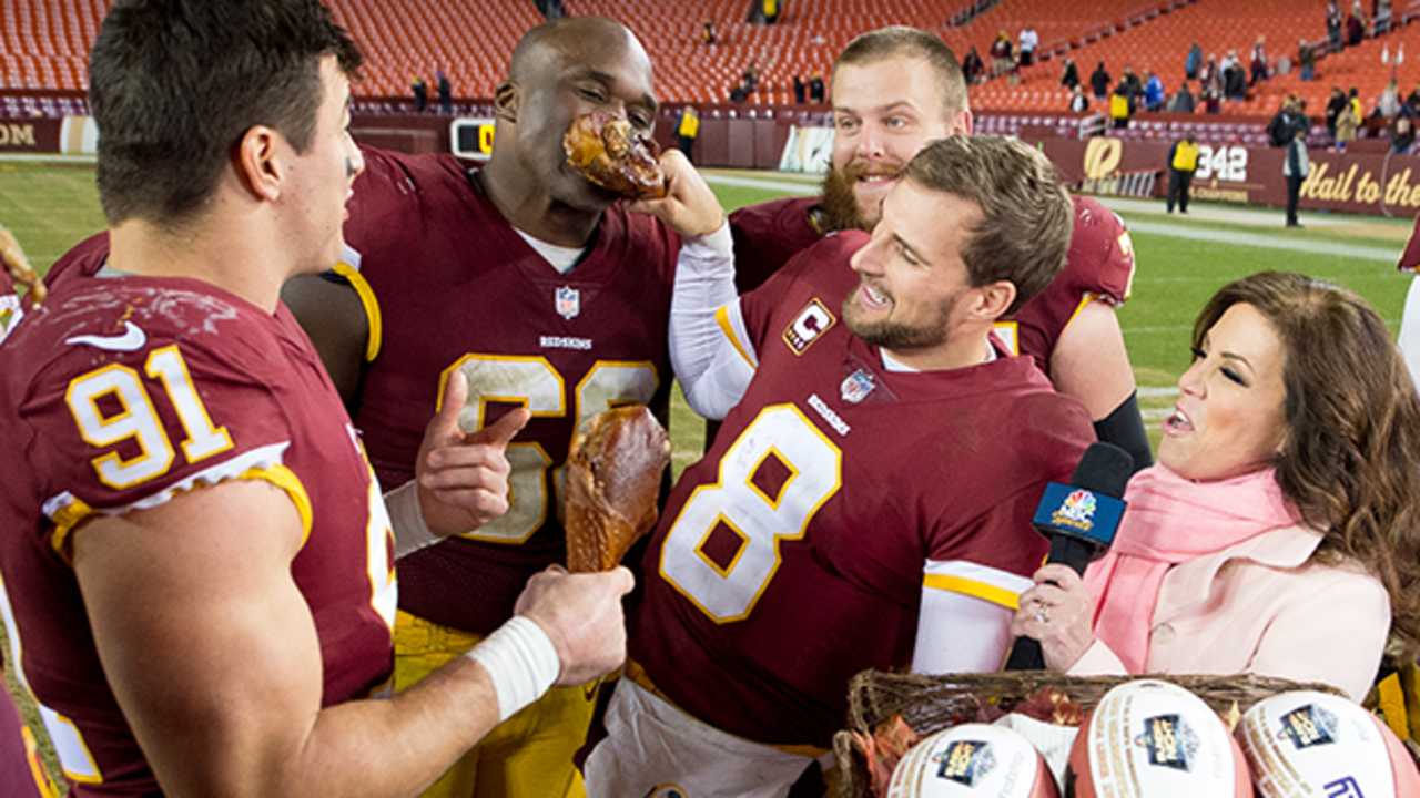 PHOTOS: Redskins Postgame Celebration After Week 12 Victory