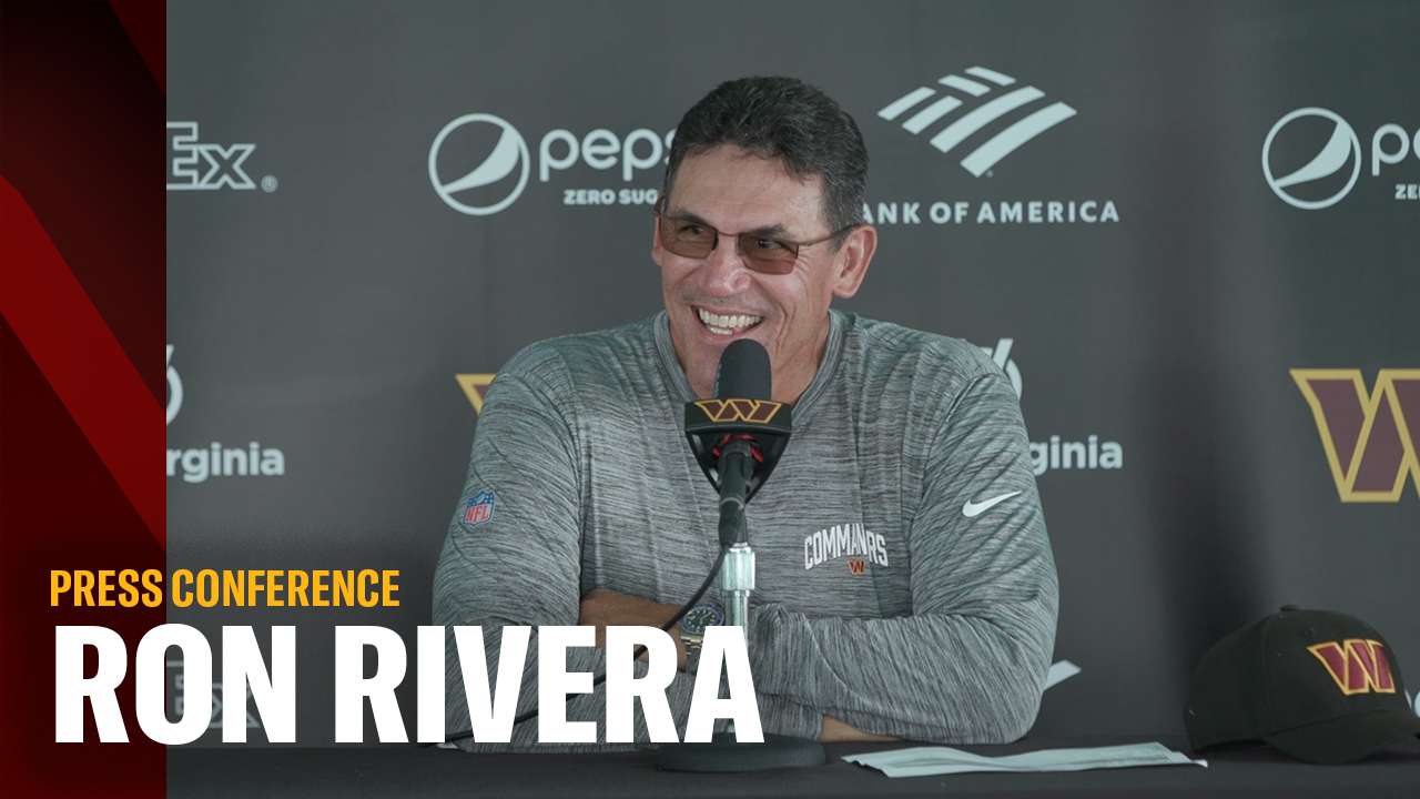 Ron Rivera | 'Really pleased with the work we got in today'