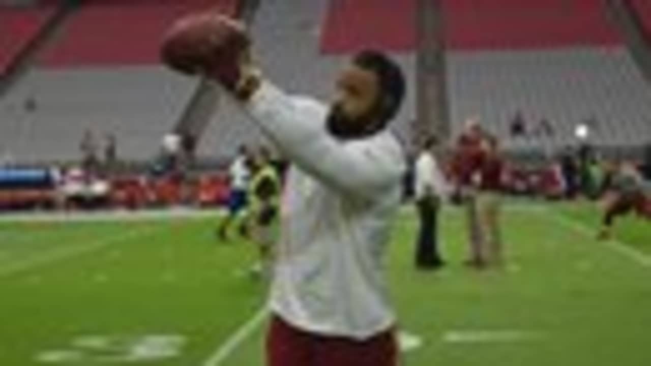 PHOTOS: Redskins Warm Up For Cardinals