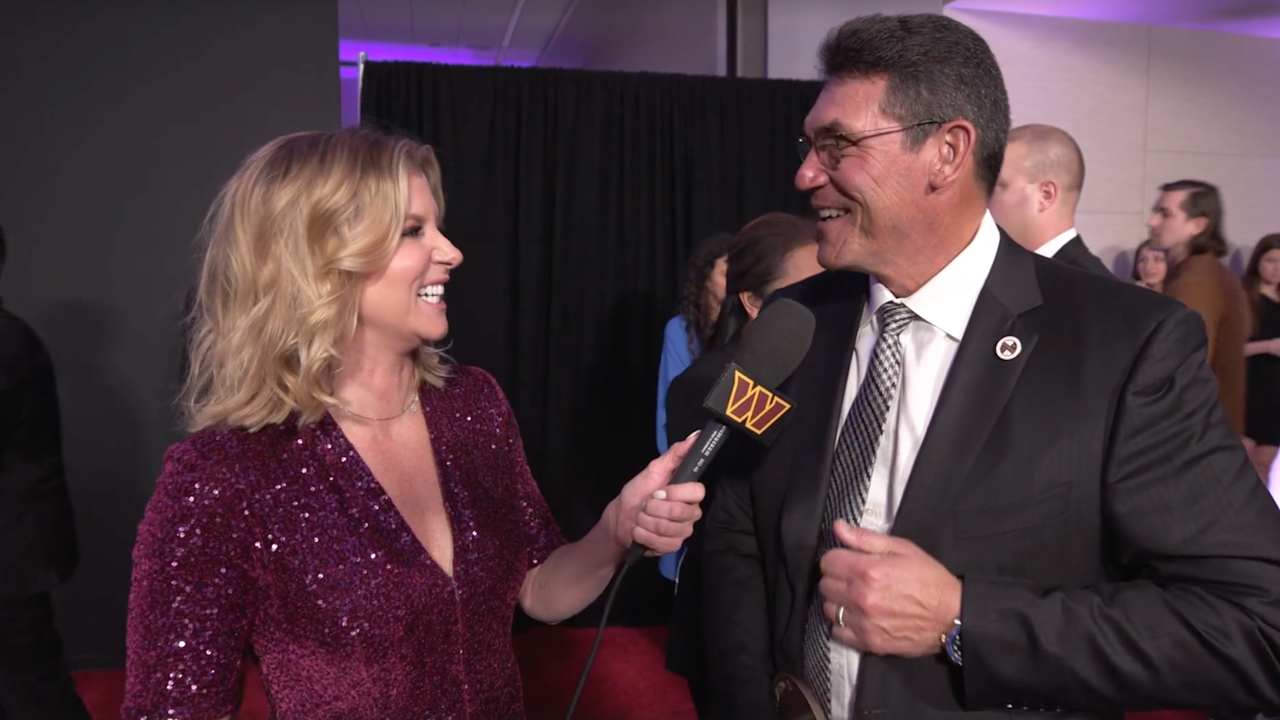 Commanders at the NFL Honors Red Carpet