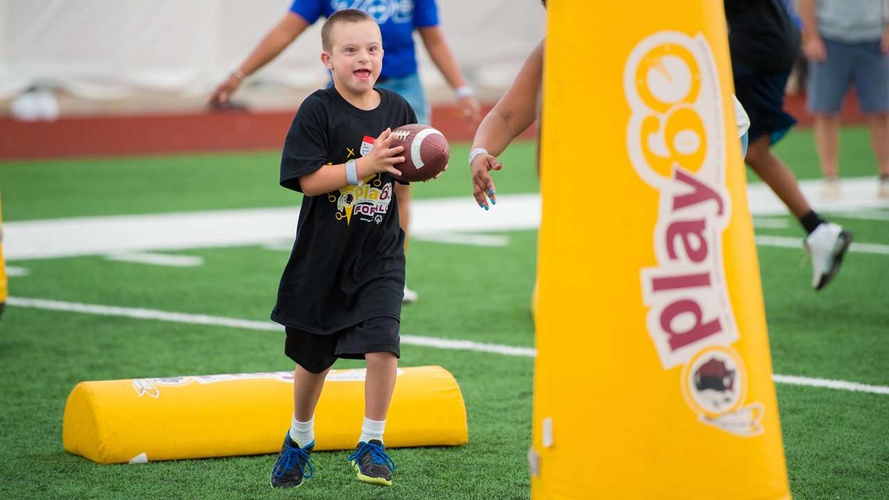 Redskins Host Special Olympics Flag Football Kick-Off