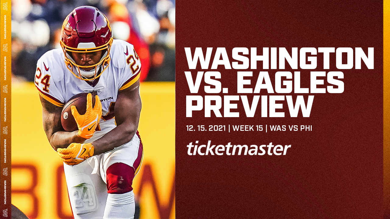 Washington vs. Eagles preview | Taking on a top rushing attack
