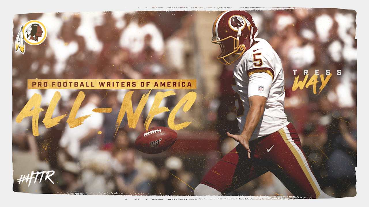 Tress Way Named To PFWA All-NFC Team