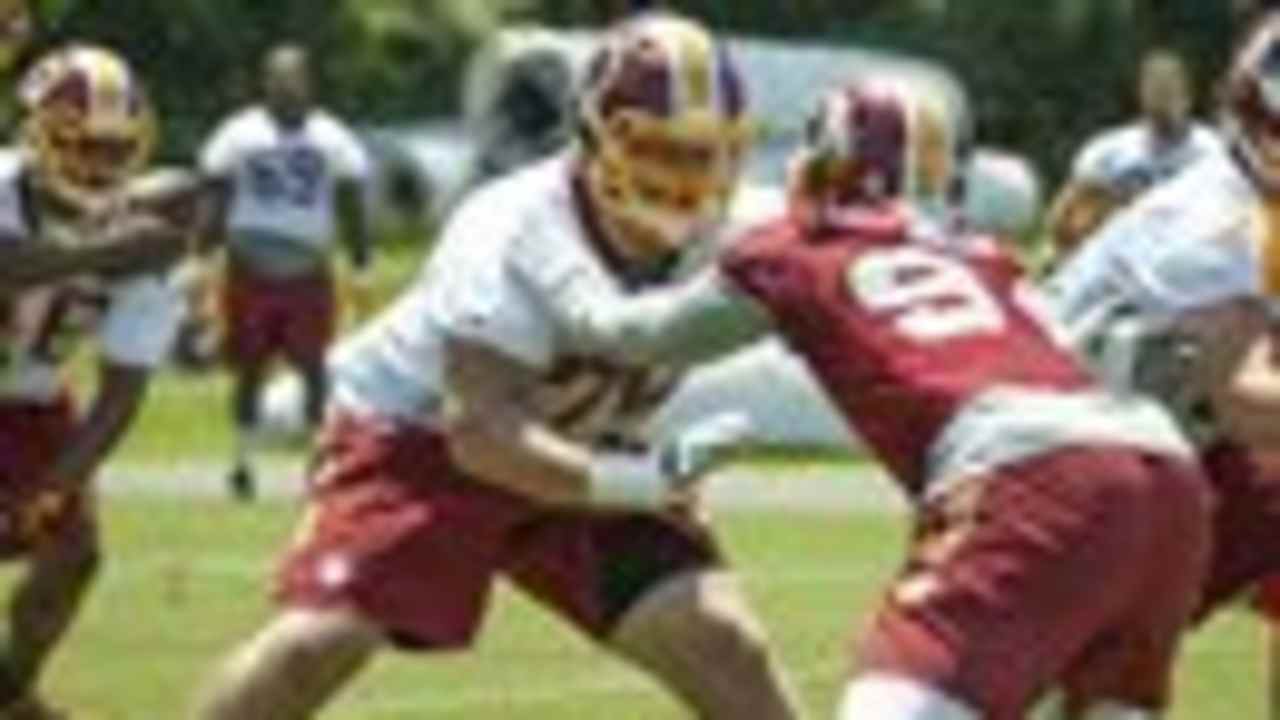 PHOTOS: Brandon Scherff Suits Up With Redskins