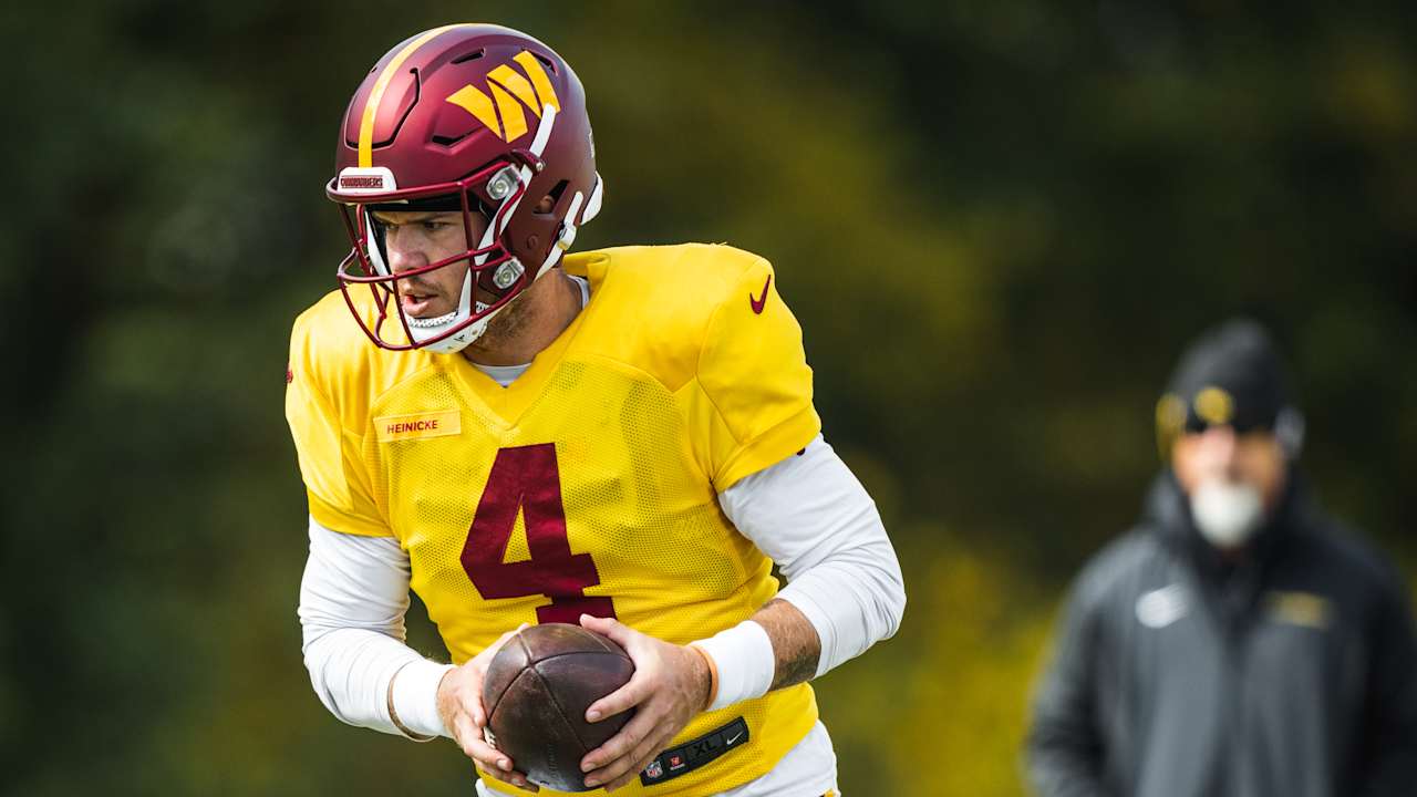 Practice report | Heinicke more comfortable, confident in his skill set