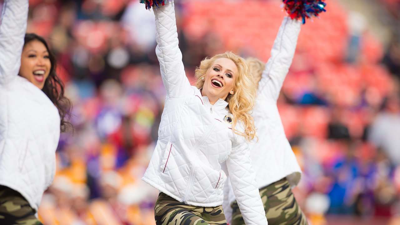 Redskins Cheerleader Erin's Game Day Photos