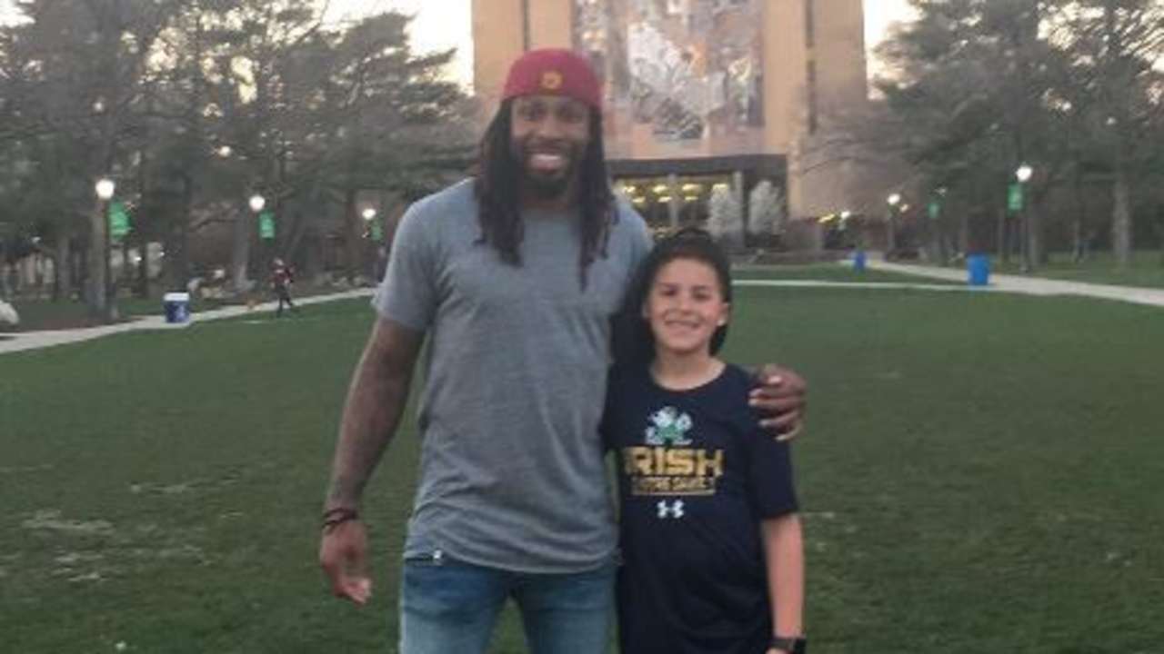 David Bruton Jr. Returns To Notre Dame As Honorary Captain