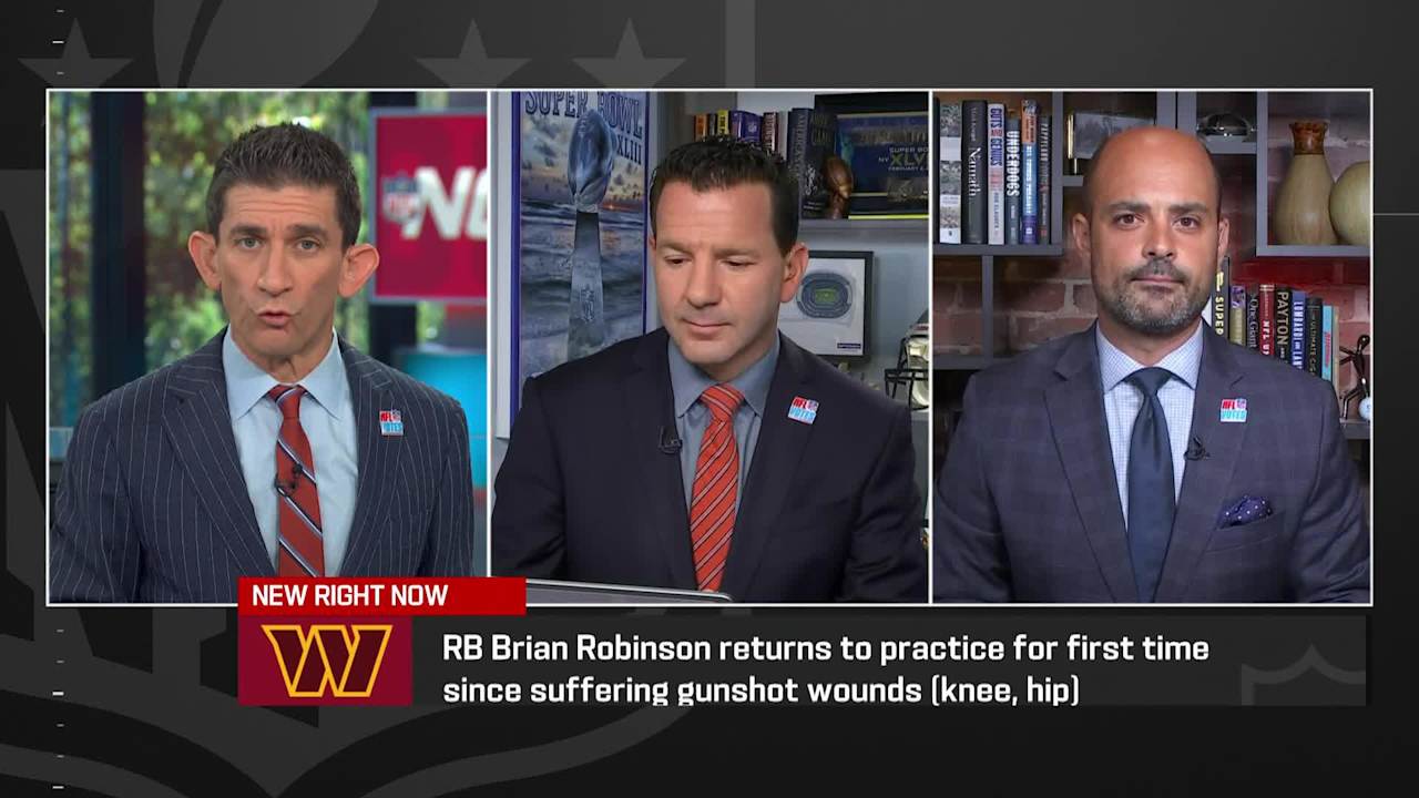 Garafolo: Commanders RB Brian Robinson back at practice for first time ...