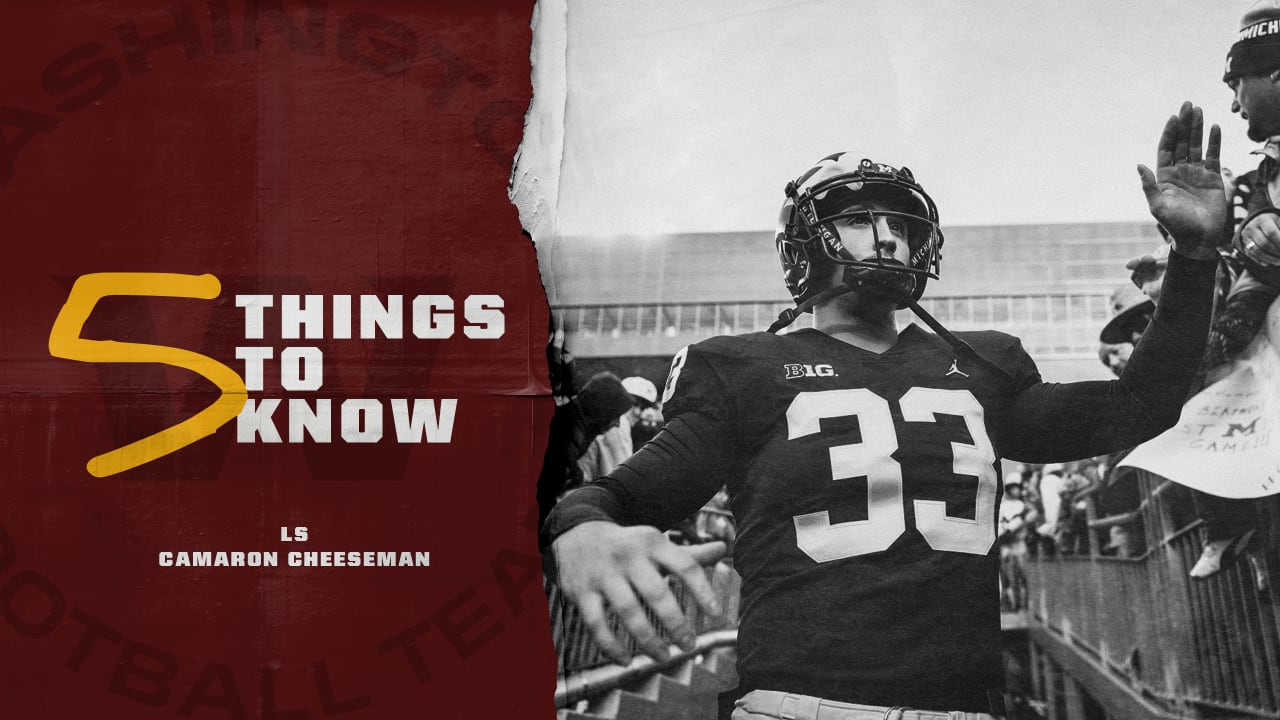 Washington Long Snapper Camaron Cheeseman: 5 Things To Know