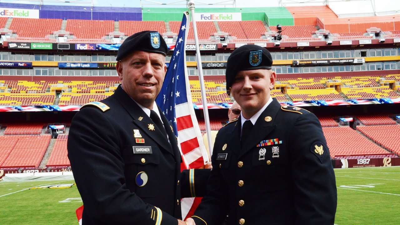 Specialist Stymiest's U.S. Army Reenlistment Ceremony