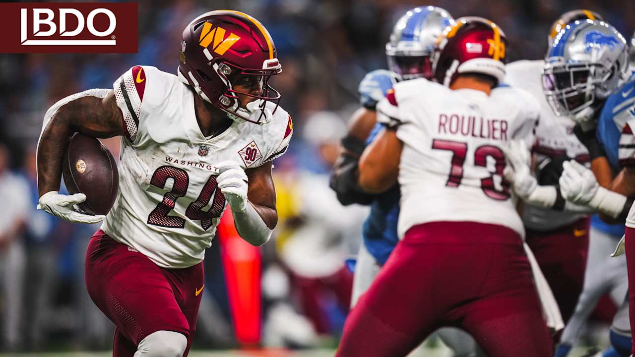 Commanders-Lions Stats & Snaps