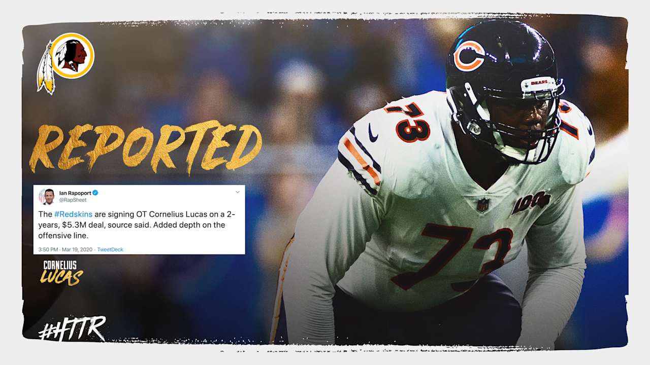Reports: Redskins Agree To Terms With T Cornelius Lucas