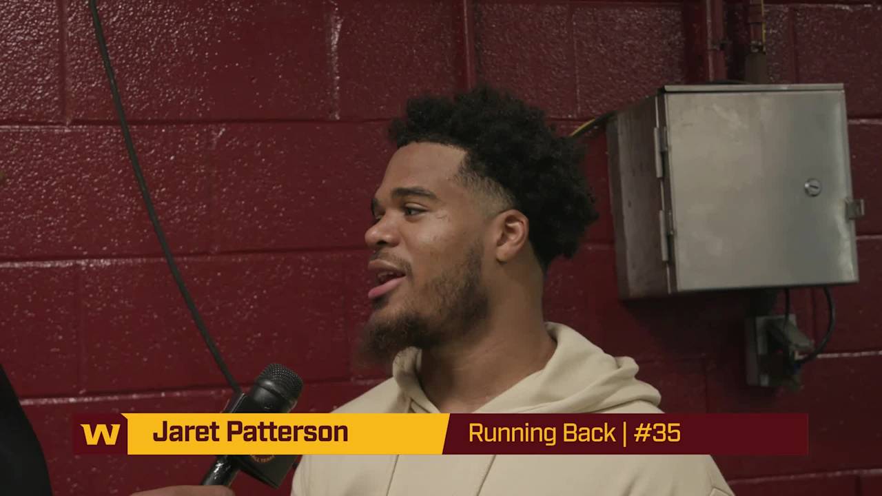 "All we have to do is keep working" | RB Jaret Patterson goes 1-on-1 ...