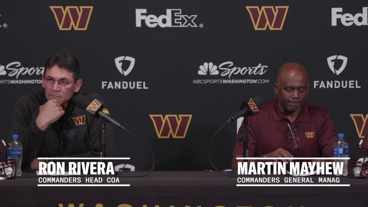 Ron Rivera and Martin Mayhew pre-draft press conference