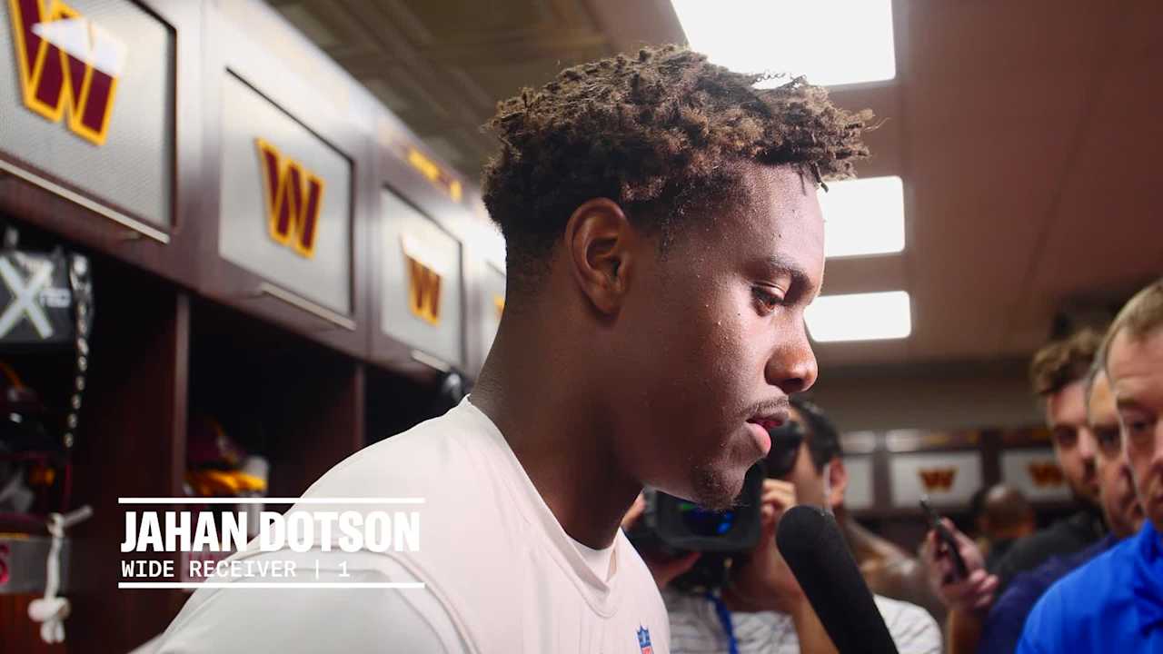 Jahan Dotson | "Achieving that was pretty cool, but many more things to ...