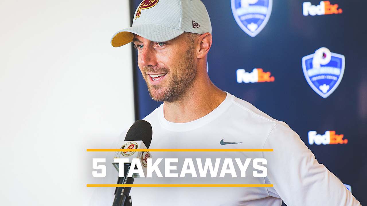 Five Takeaways: Alex Smith's Training Camp Presser