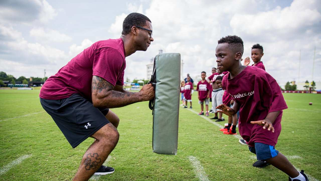 WRCF Hosts Football Fiesta Clinic