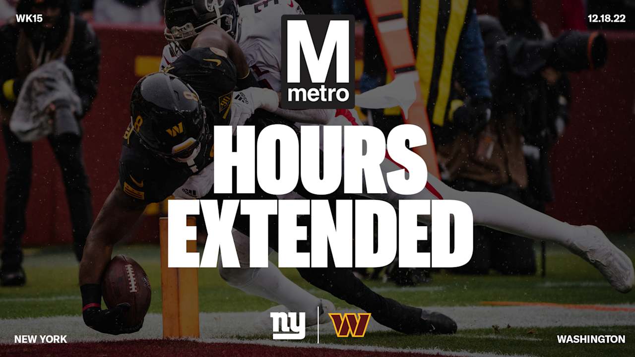 Washington Commanders and Metro announce extension of evening rail ...
