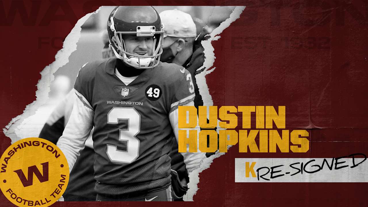 Washington Re-Signs K Dustin Hopkins