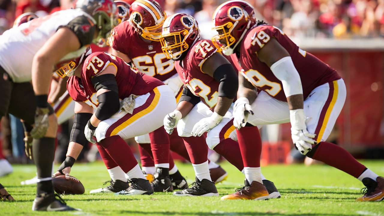 Redskins Offensive Line Battles Through Adversity In Win Over Buccaneers