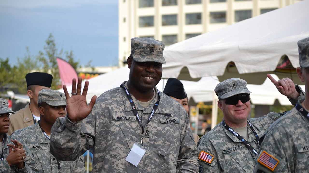 USAA Hosts Military at Training Camp