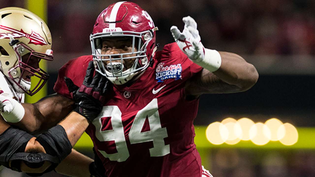 WATCH: The Moment Da'Ron Payne Hears His Name Called In The 2018 NFL Draft