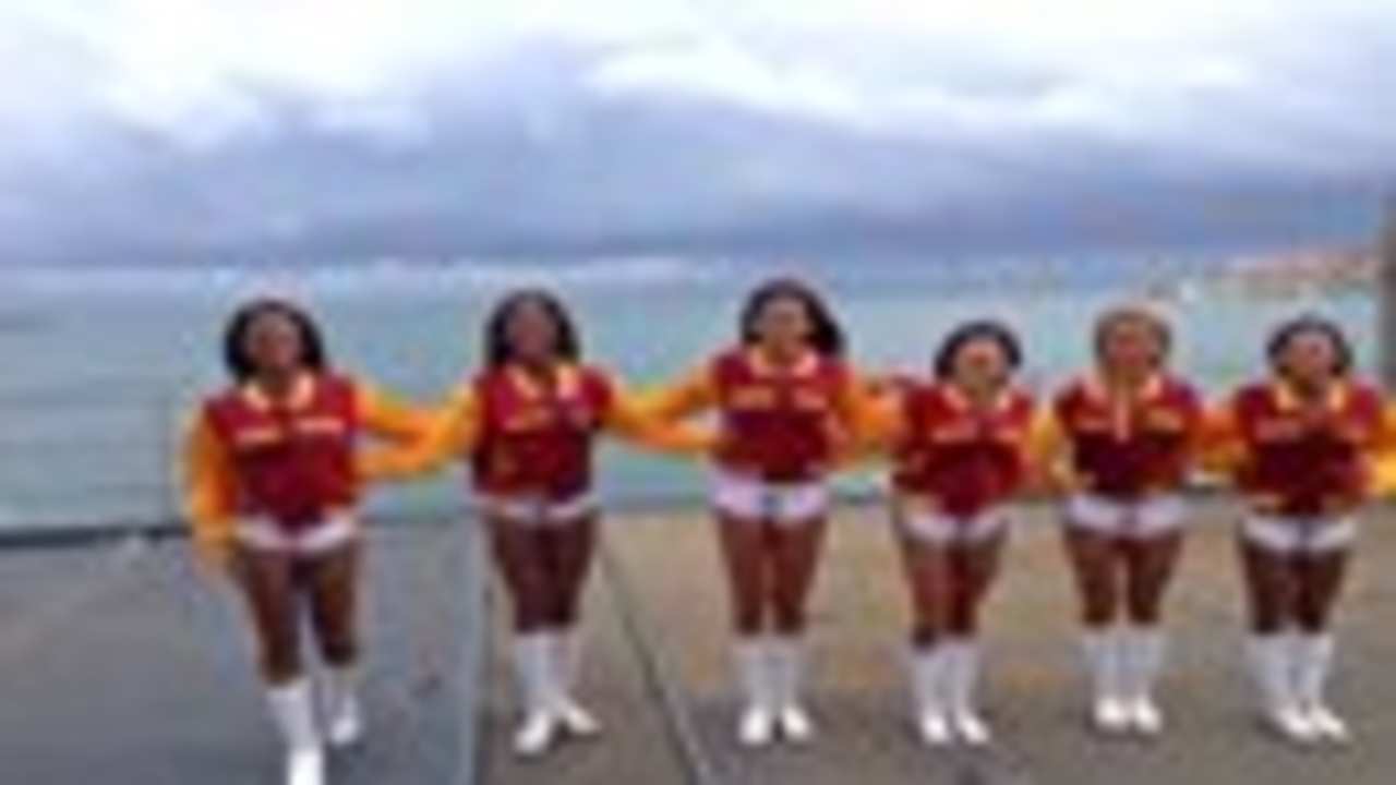 Cheerleader Maya Reports From Tour