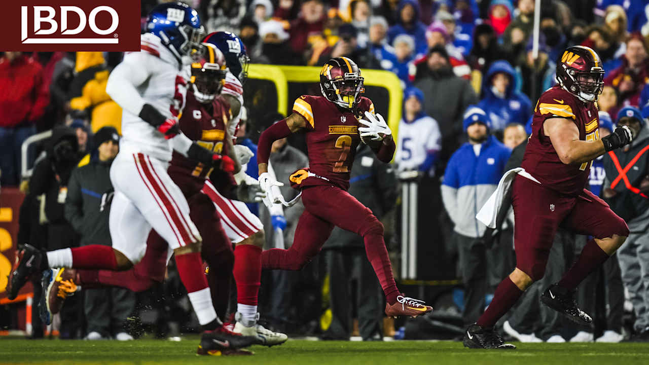 Commanders-Giants Stats & Snaps