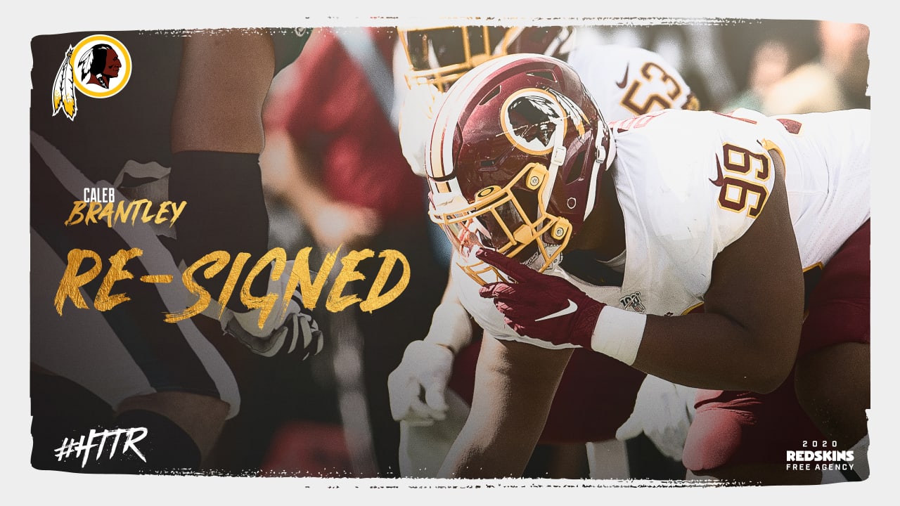 Redskins Re-Sign DL Caleb Brantley