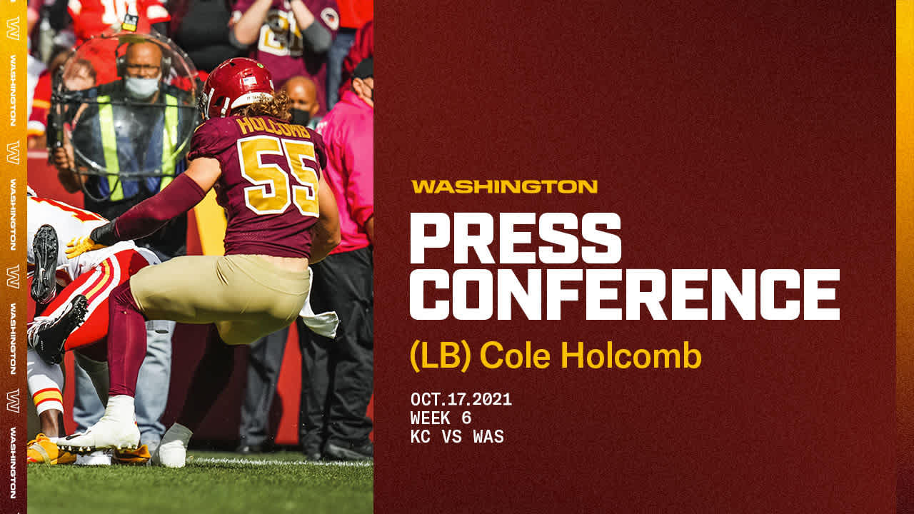 LB Cole Holcomb "We'll Keep Getting Closer And Closer Until We Have It ...