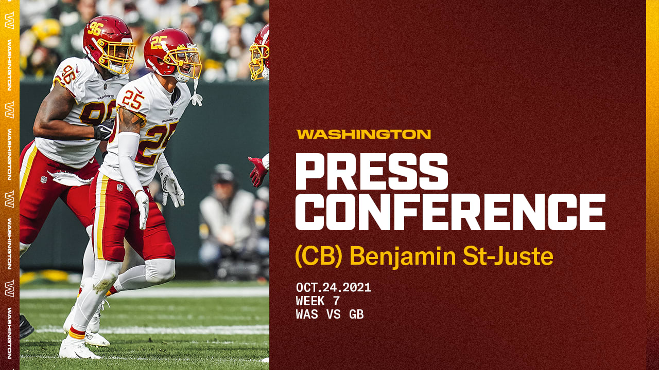 CB Benjamin St-Juste "As The Season Goes I'm Just Going To Keep Getting ...