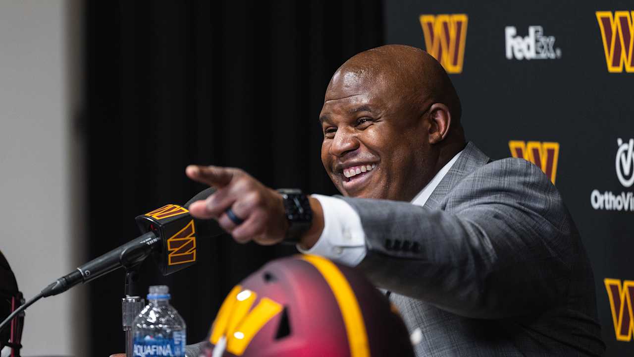 PHOTOS | Eric Bieniemy kicks off new era for Commanders offense