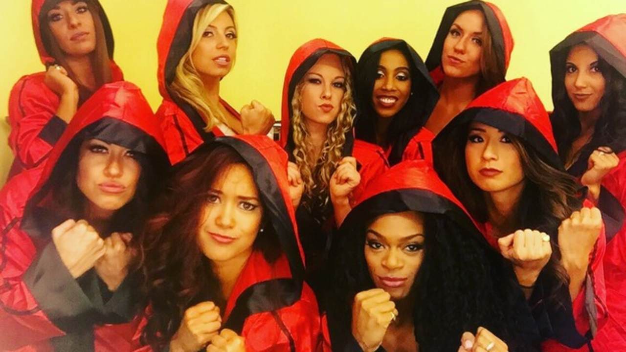 PHOTOS: Cheerleaders Perform At 'Fight Night'