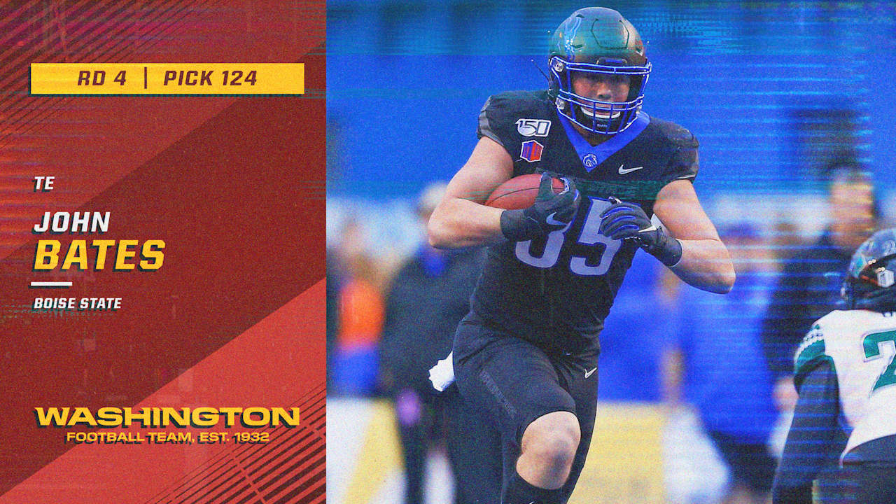 2021 NFL Draft: Tight End John Bates, Boise State, Round 4, Pick 124