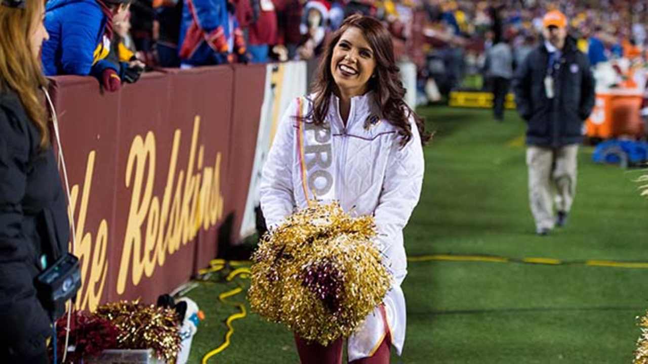 PHOTOS: Cheerleaders Root On Redskins Against The Giants