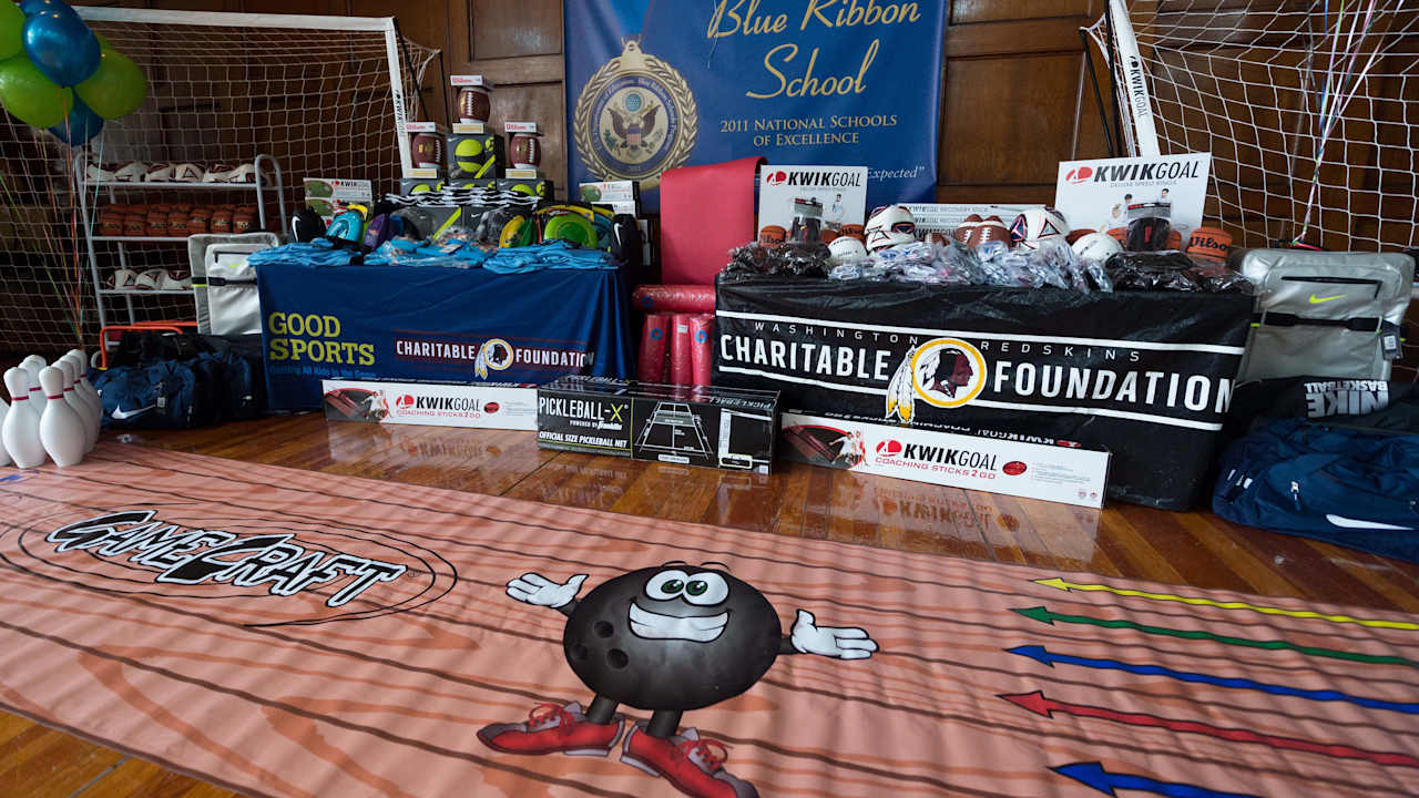 PHOTOS: Redskins Charitable Foundation And Good Sports Donate Equipment ...