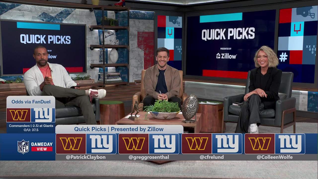 Final-score predictions for Commanders-Giants in Week 7 'NFL GameDay View'