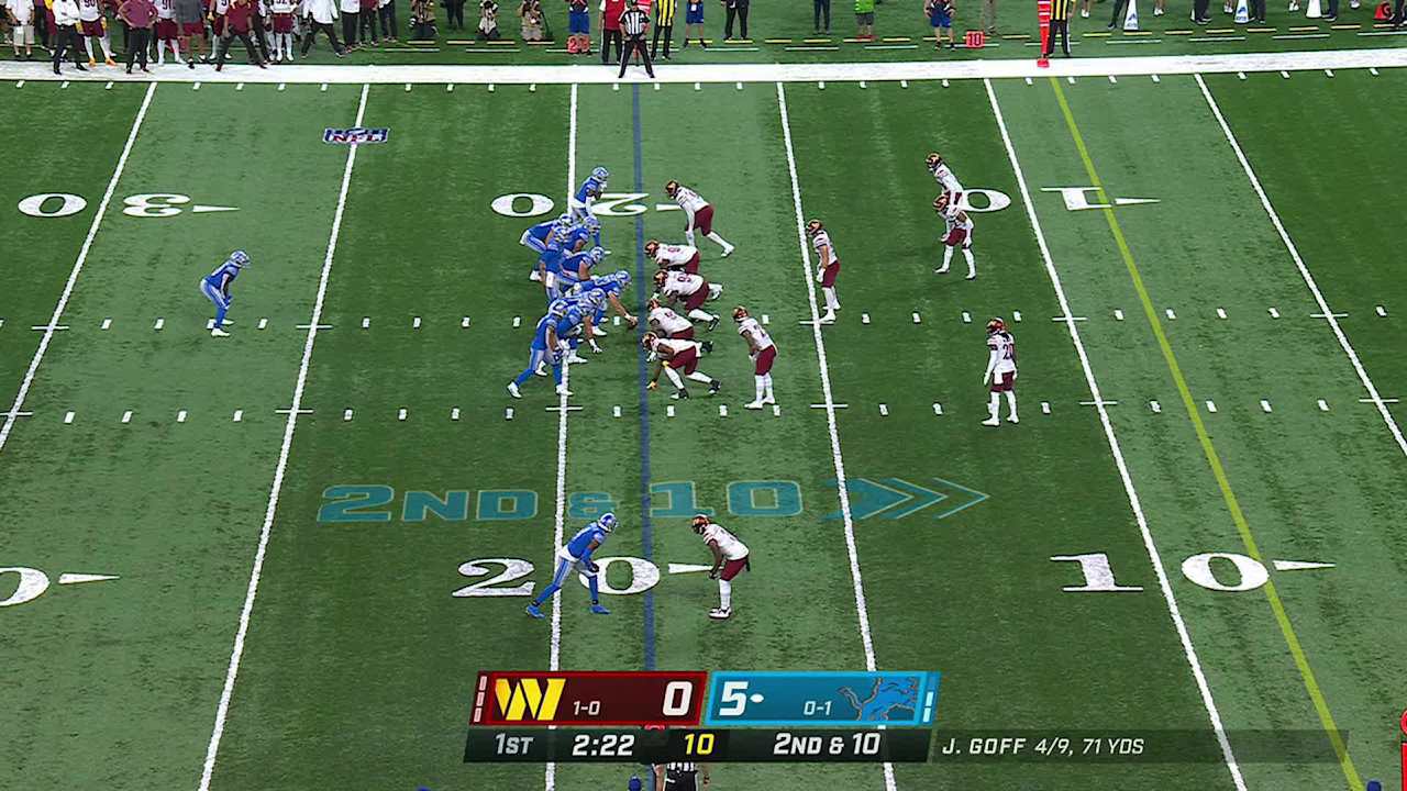 Commanders FLIP Jamaal Williams on eye-catching tackle