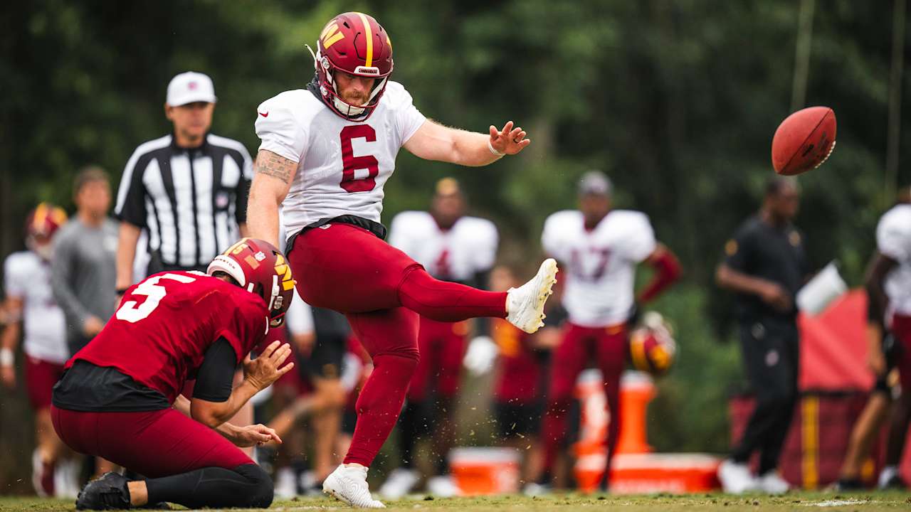 Joey Slye, Michael Badgley embracing kicker competition