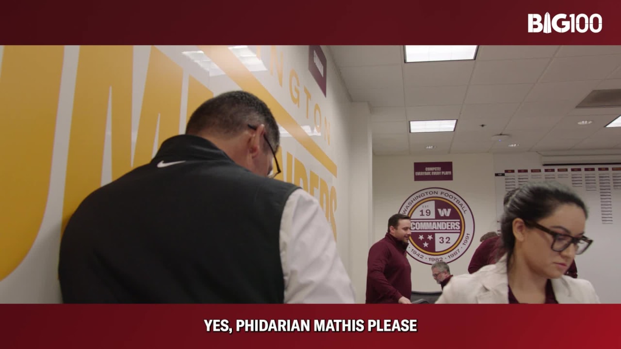 Phidarian Mathis draft call | 'Yes sir!'