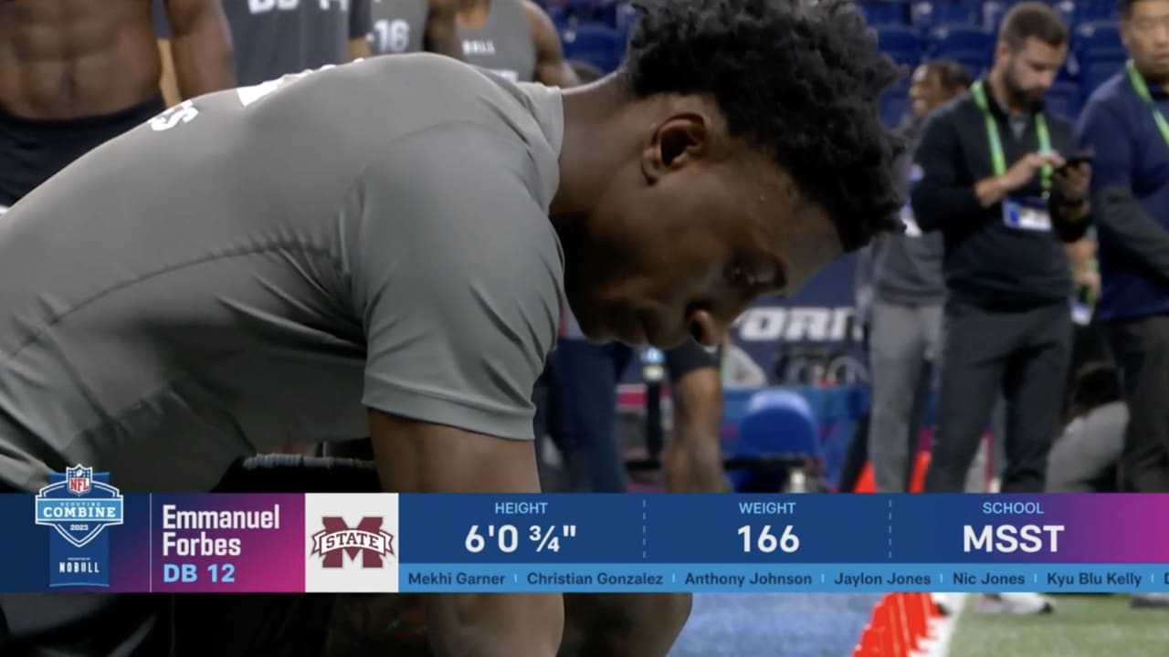 Emmanuel Forbes' 2023 NFL Scouting Combine workout