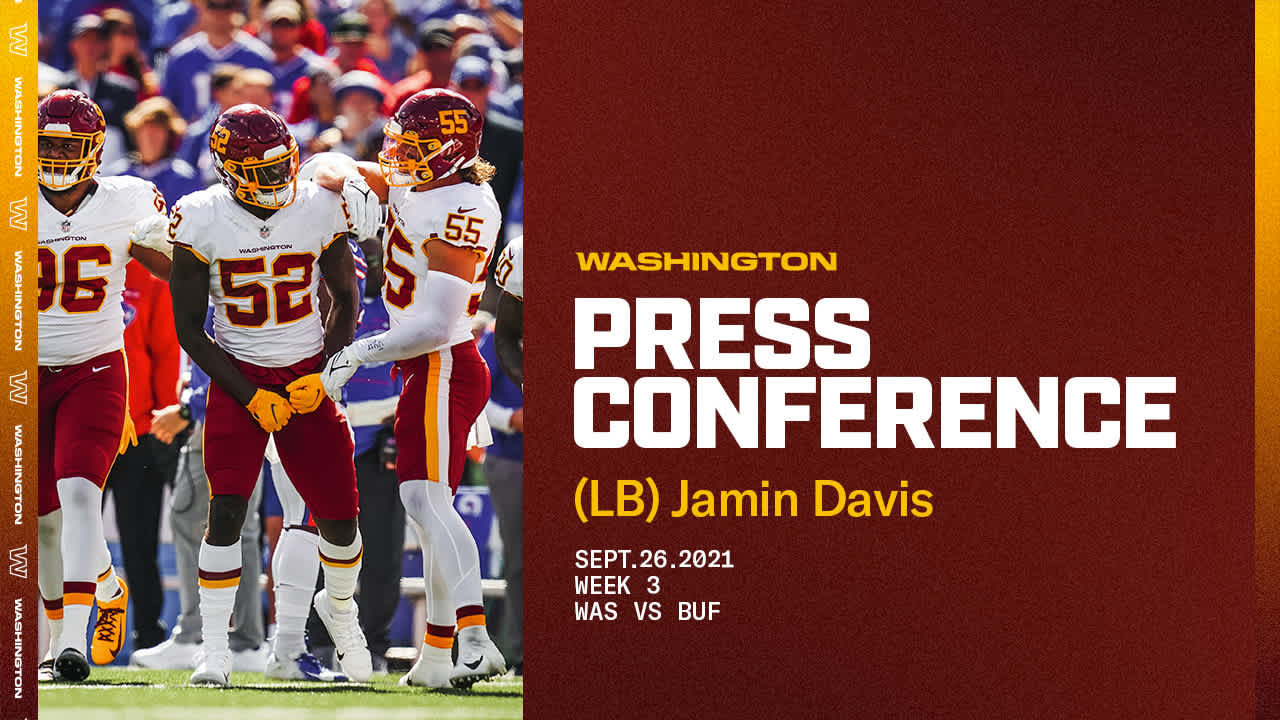 LB Jamin Davis "Going Forward, We Just Need To Do What Needs To Be Done ...